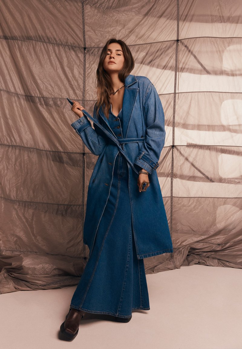 Levi's® SPADE TRENCH - Trenchcoat - let's get lost again/blue denim ...