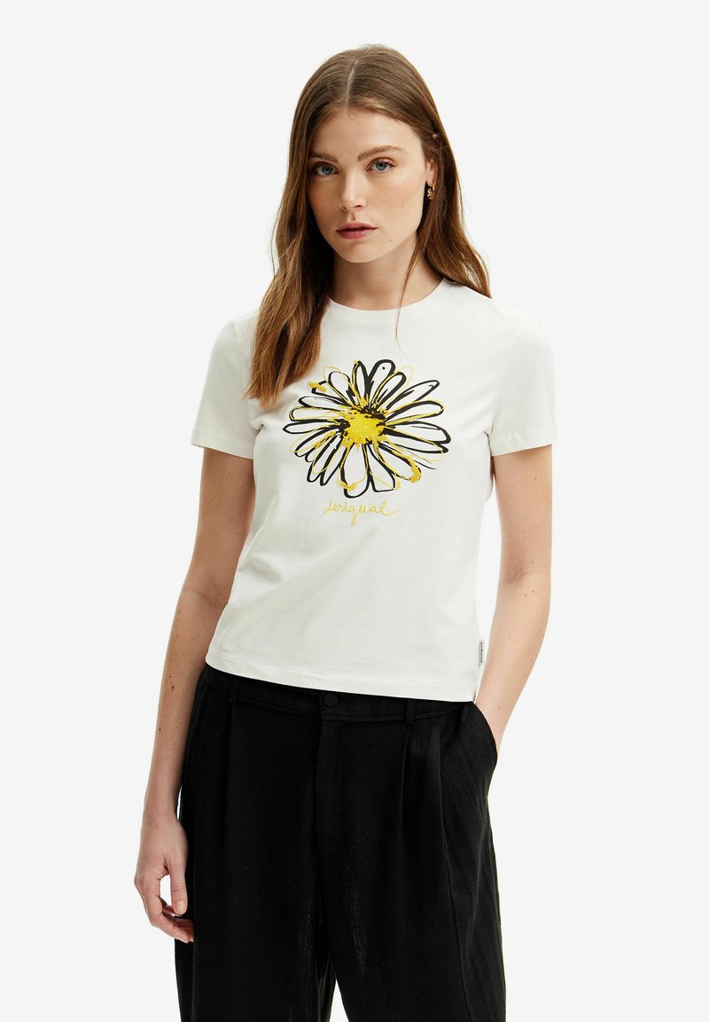 Desigual T-Shirt print - white/weiß - Zalando.ch