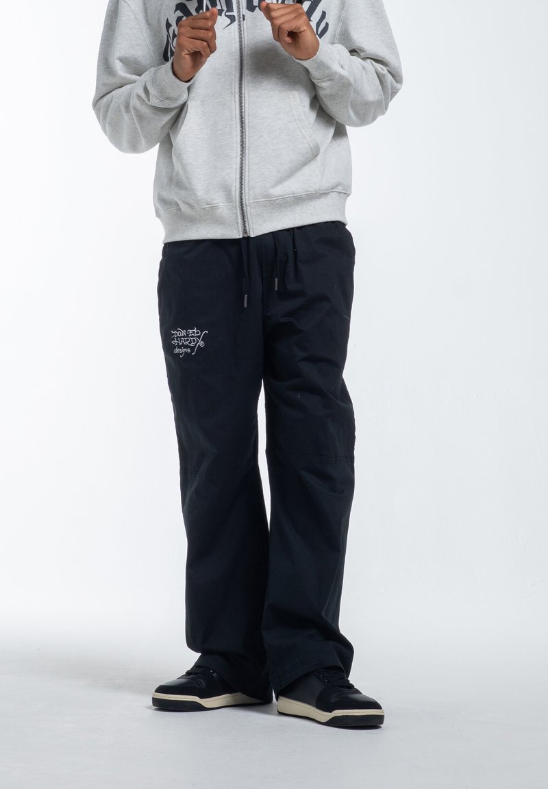 Ed Hardy MONO-FLASH-SHEET COMBAT - Jogginghose - charcoal/dunkelgrau ...