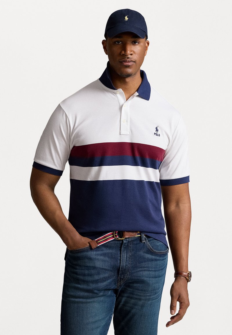 Polo Ralph Lauren Big & Tall COLOR BLOCKED SOFT COTTON POLO SHIRT ...