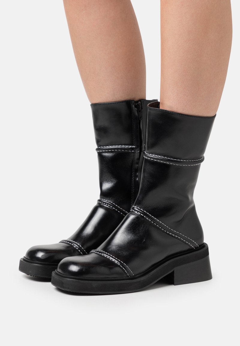 Billi Bi Støvletter - black rustic oil/sort - Zalando.dk