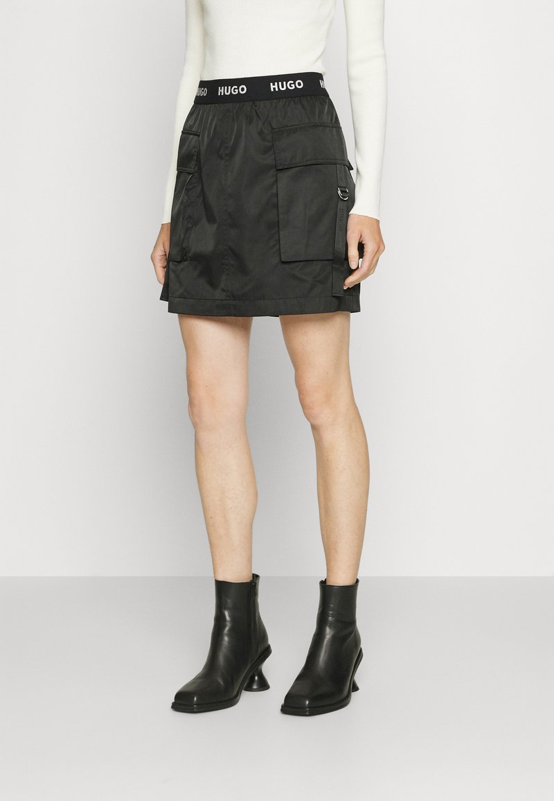 HUGO ROINNA - A-Linien-Rock - black/schwarz - Zalando.at