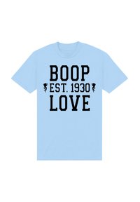 Henry Tiger BETTY BOOP LOVE - Triko s potiskem - light blue/světle ...