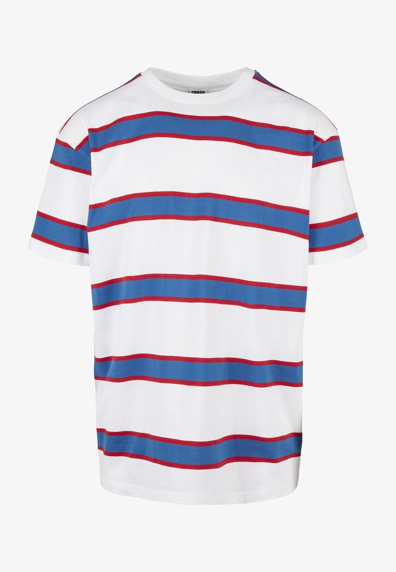 Urban Classics Oversize Camiseta Estampada White Sportyblue Blanco