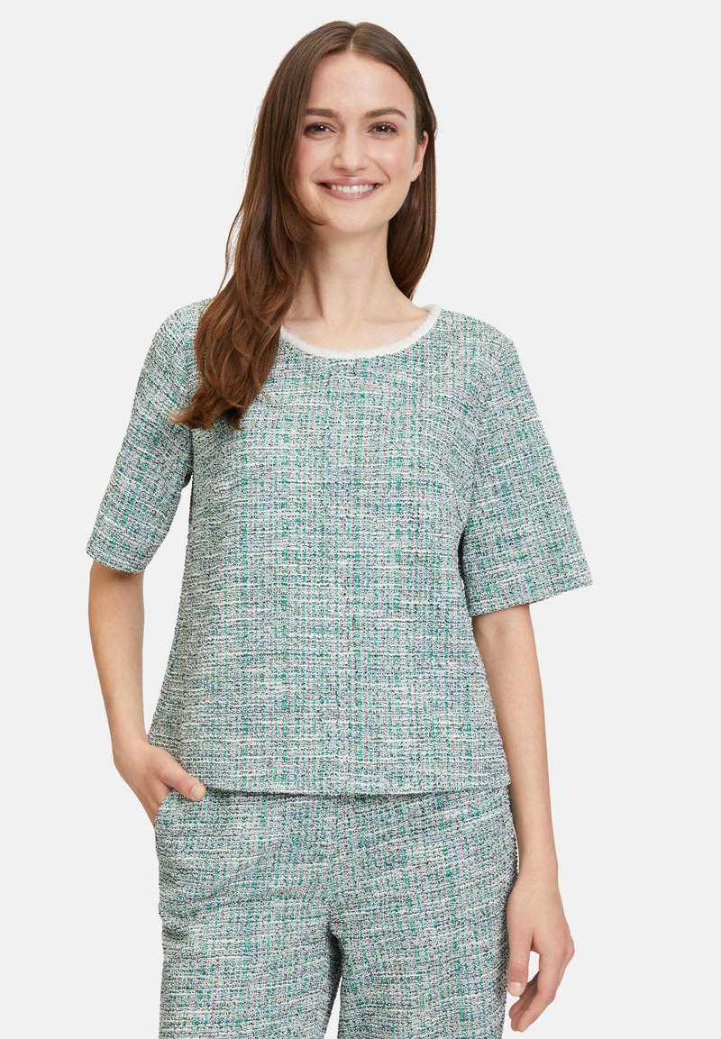 Betty & Co MIT STRUKTUR - Bluse - cream green/lysegrøn - Zalando.dk