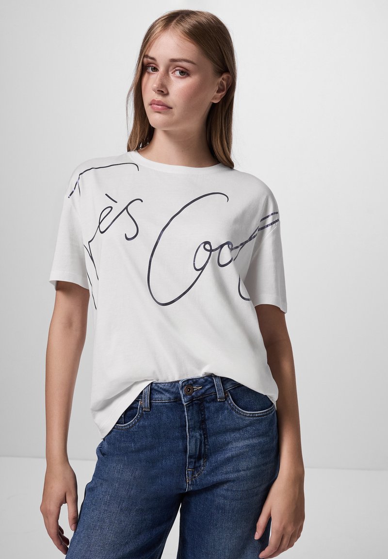 Street One Studio MIT WORDING - T-Shirt print - weiß/offwhite - Zalando.ch