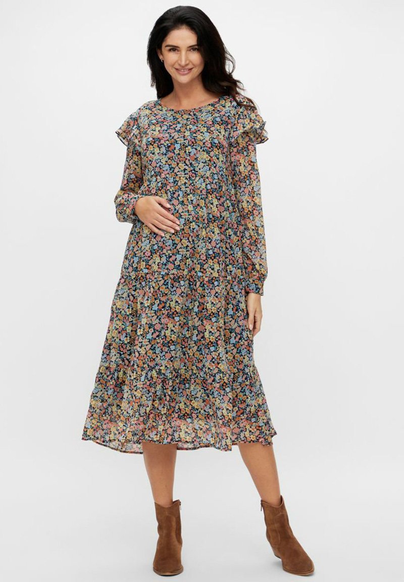 MAMALICIOUS PCMAUGUSTA - Freizeitkleid - black/schwarz - Zalando.de