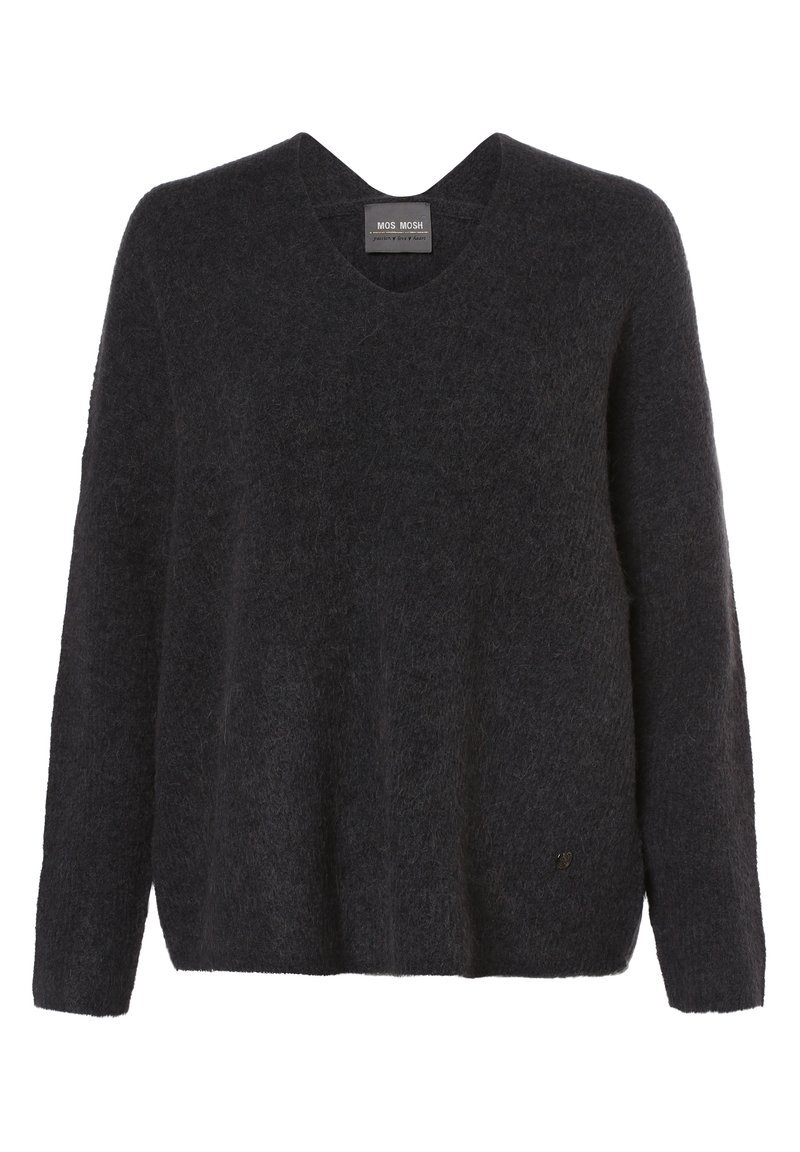 Mos Mosh THORA - Strickpullover - anthrazit/grau - Zalando.de