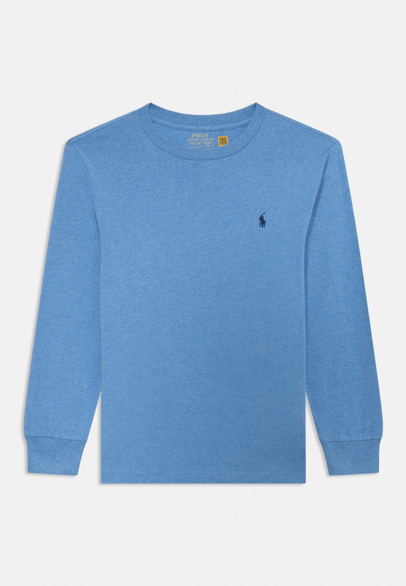 Polo Ralph Lauren Long sleeved top - soft royal heather/orange - Zalando