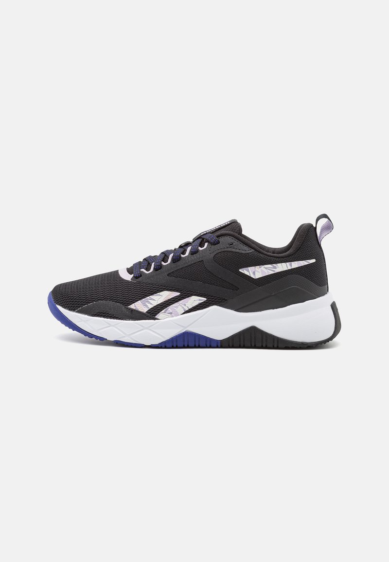 Reebok NFX TRAINER - Training shoe - core black/footwear white/bold ...
