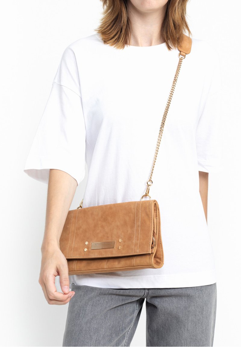 CLIO GOLDBRENNER ATHENA MINI CLASSIC - Schoudertas - camel - Zalando.nl