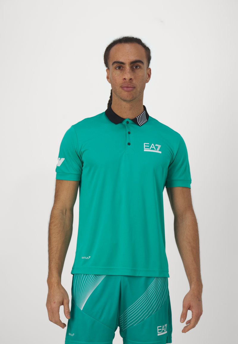 EA7 Emporio Armani TENNIS PRO - Polo shirt - spectra green/mint - Zalando.ie