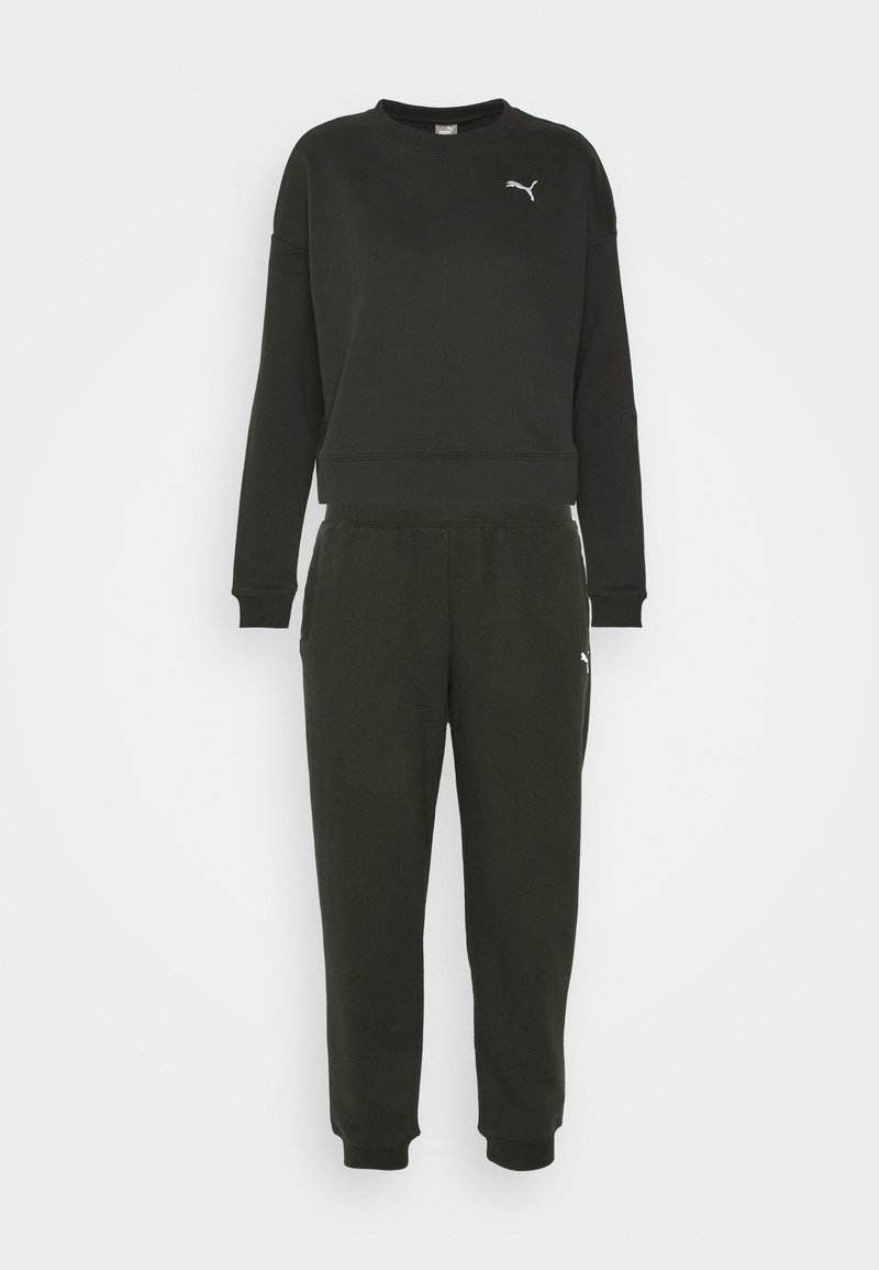 Puma LOUNGEWEAR SUIT - Survêtement - black/noir - ZALANDO.FR