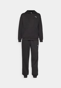 Puma LOUNGEWEAR TRACKSUIT SET - Tracksuit - black - Zalando.co.uk