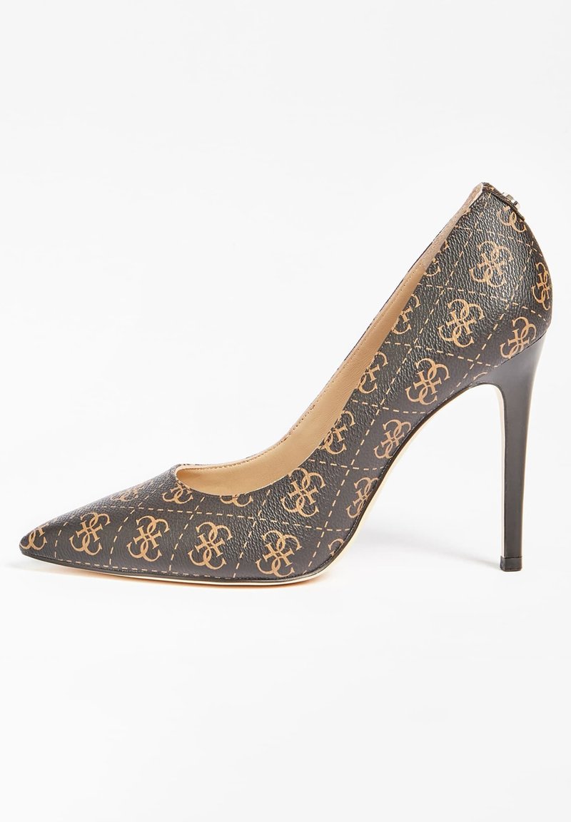 Guess GAVI 4G LOGO - Escarpins à talons hauts - braun/marron - ZALANDO.FR