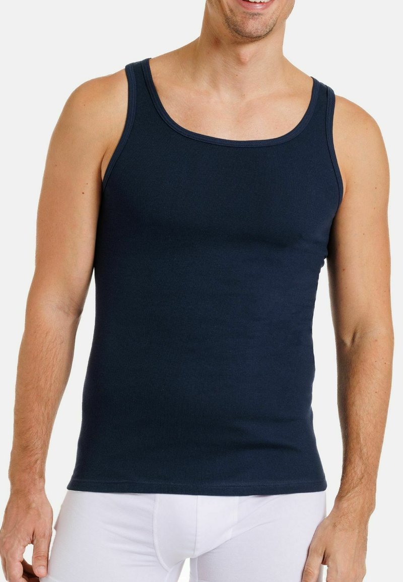HAASIS Bodywear 1919 2ER PACK - Undershirt - navy/blue denim - Zalando