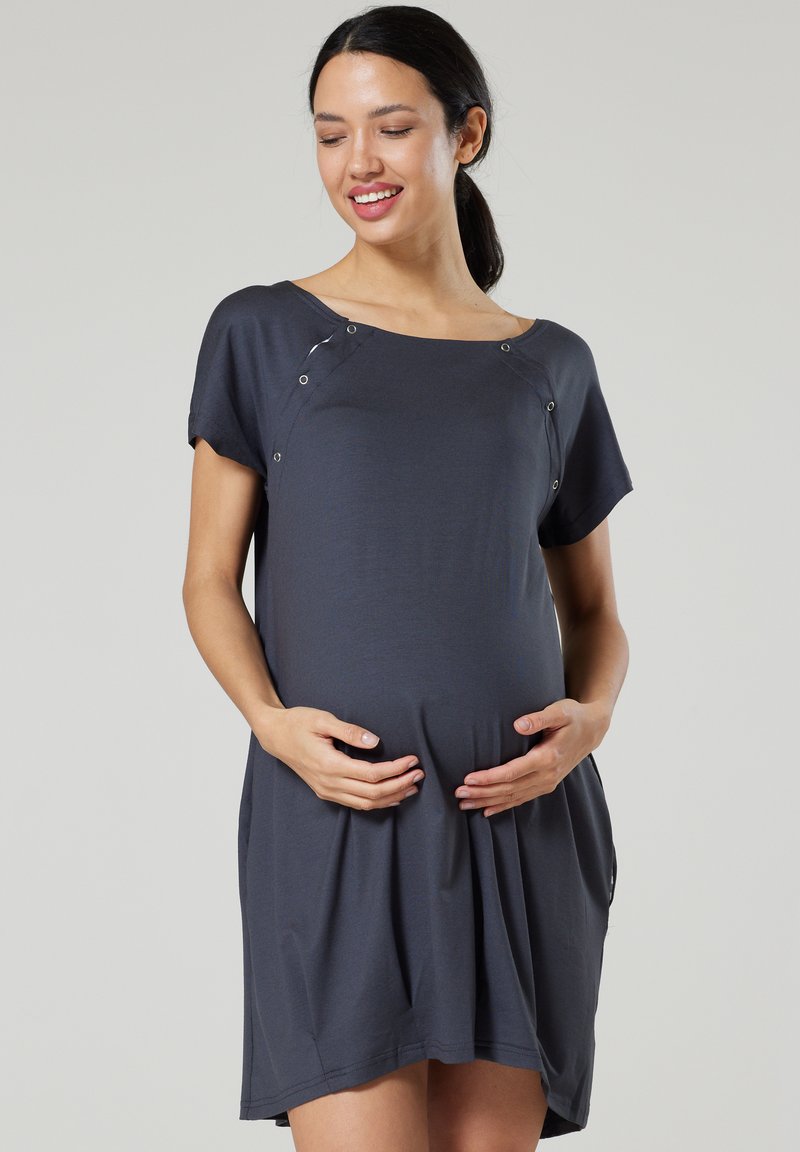 Chelsea Clark UMSTANDS UND STILLSHIRT - Nachthemd - Graphit/dunkelgrau ...