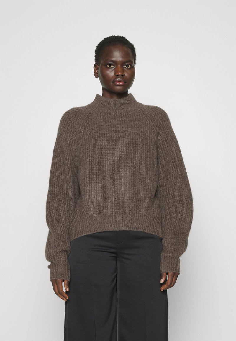 Davida Cashmere CHUNKY - Striktrøje - cacao/brun - Zalando.dk