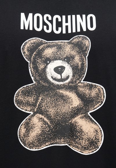 MOSCHINO TEDDY REPRODUCTION - Tricou cu imprimeu - black/negru - Zalando.ro