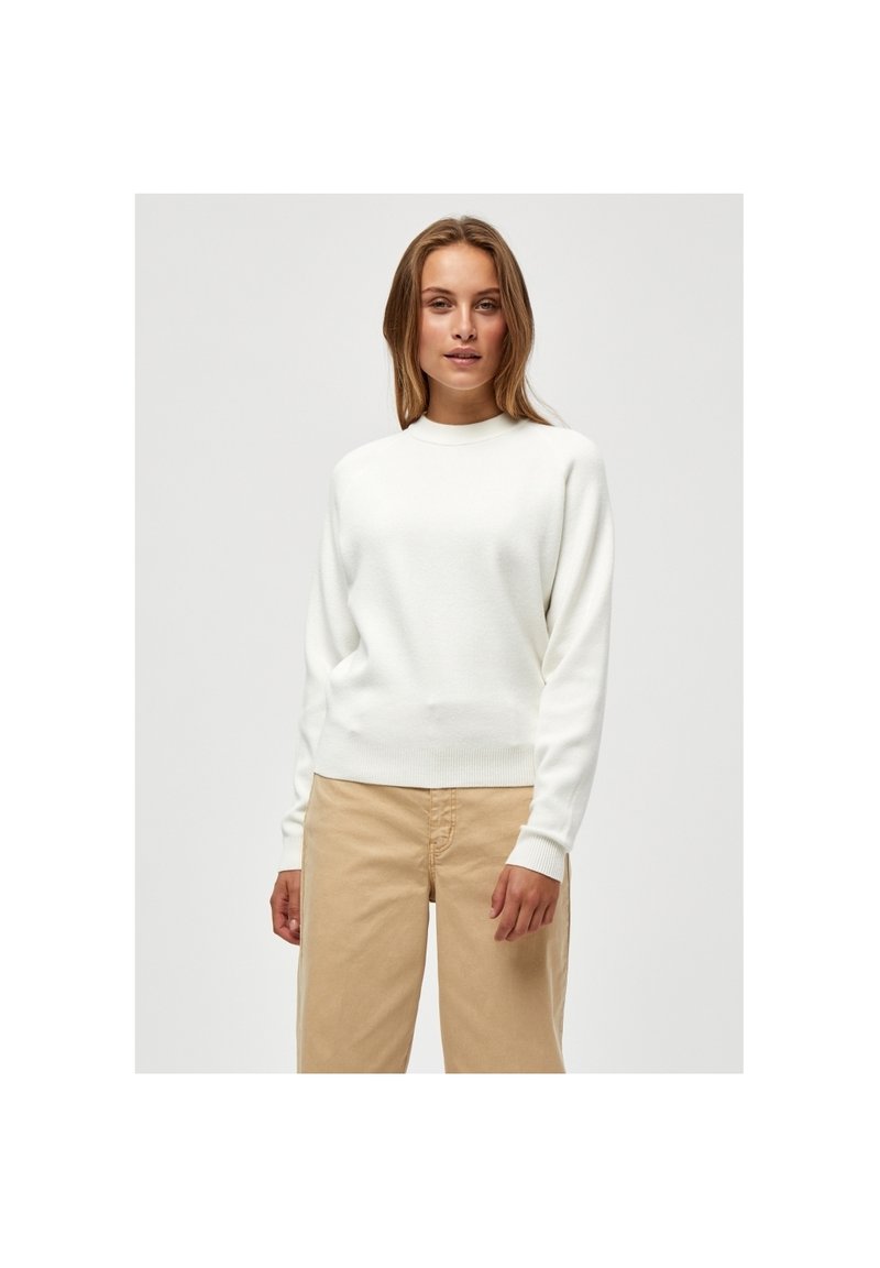 PEPPERCORN PCROSALIA - Strickpullover - cloud dancer/offwhite - Zalando.de