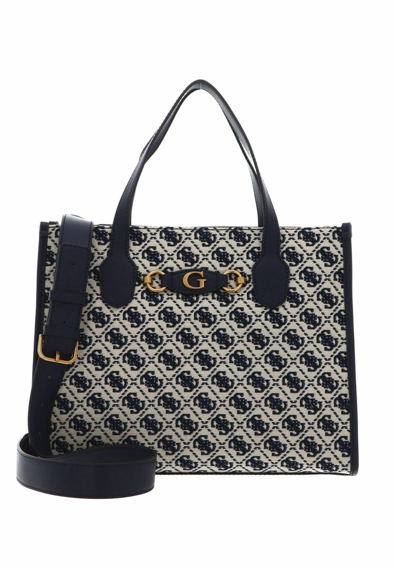 Guess IZZY GIRLFRIEND - Handbag - navy logo/dark blue - Zalando.ie