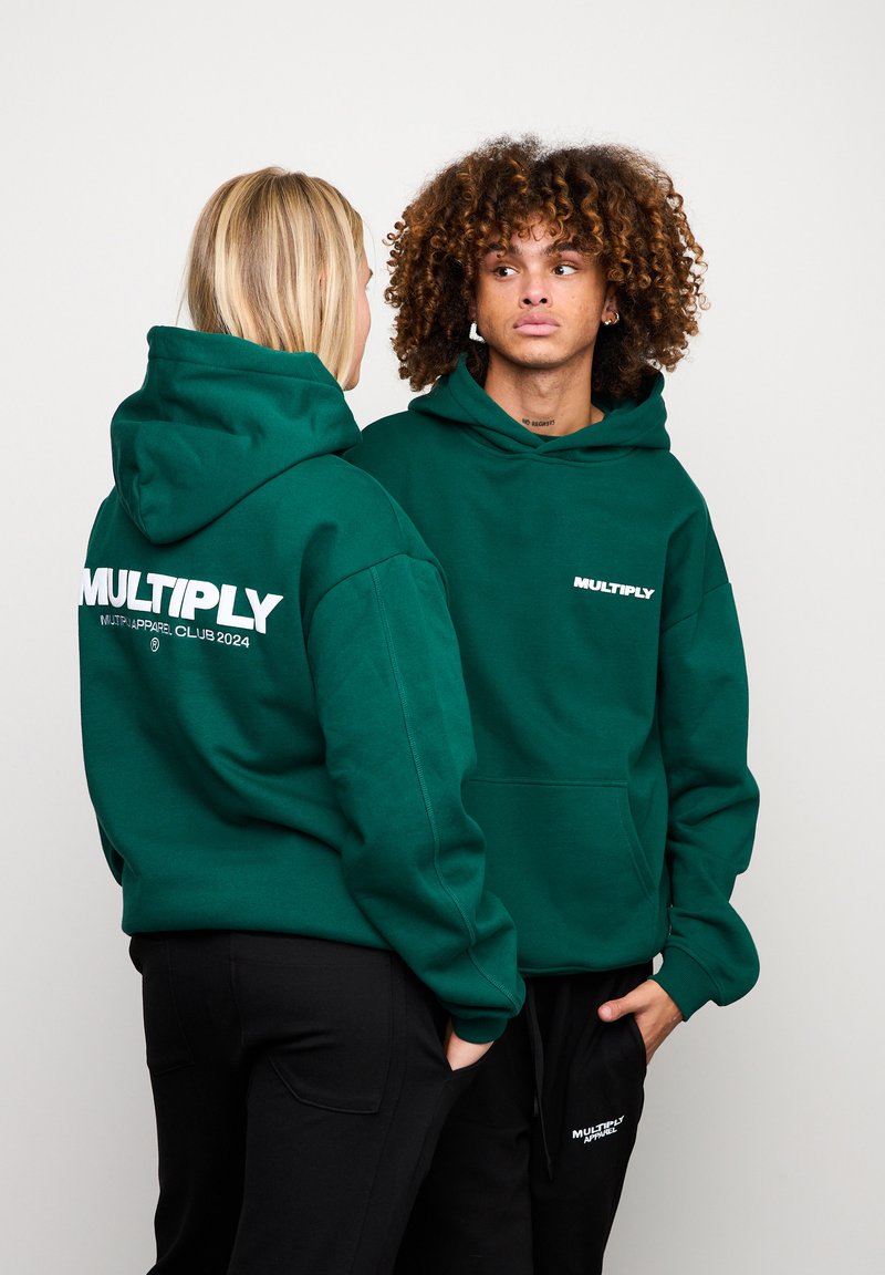 Multiply Apparel MULTIPLY - Hoodie - botanical garden/donkergroen ...