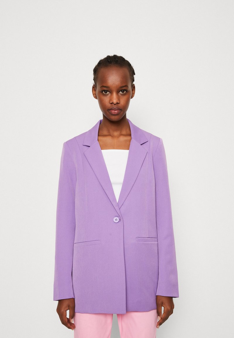 Minimum TARA - Kort kappa / rock - chive blossom/syren - Zalando.se