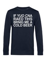 Henry Tiger DRINK DUKE & SONS COLD BEER - Sweatshirt - navy blue/dark ...