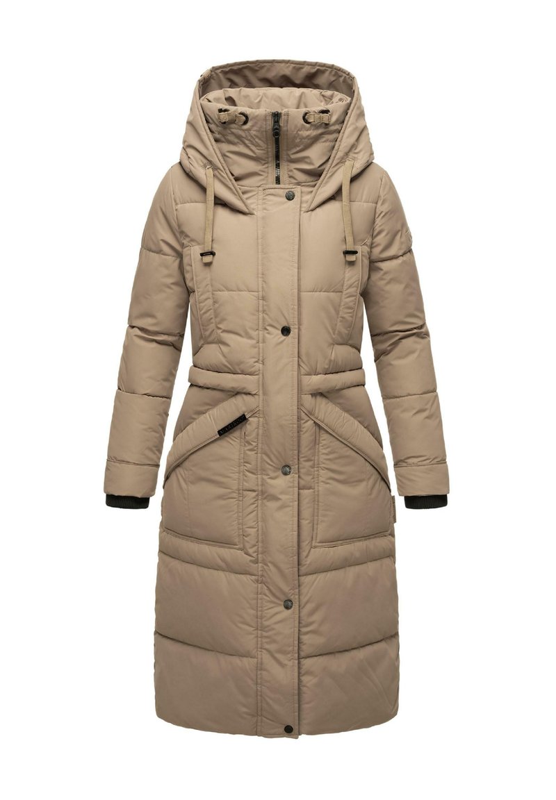 Marikoo AYUMII - Vinterkappa /-rock - taupe grey/taupe - Zalando.se