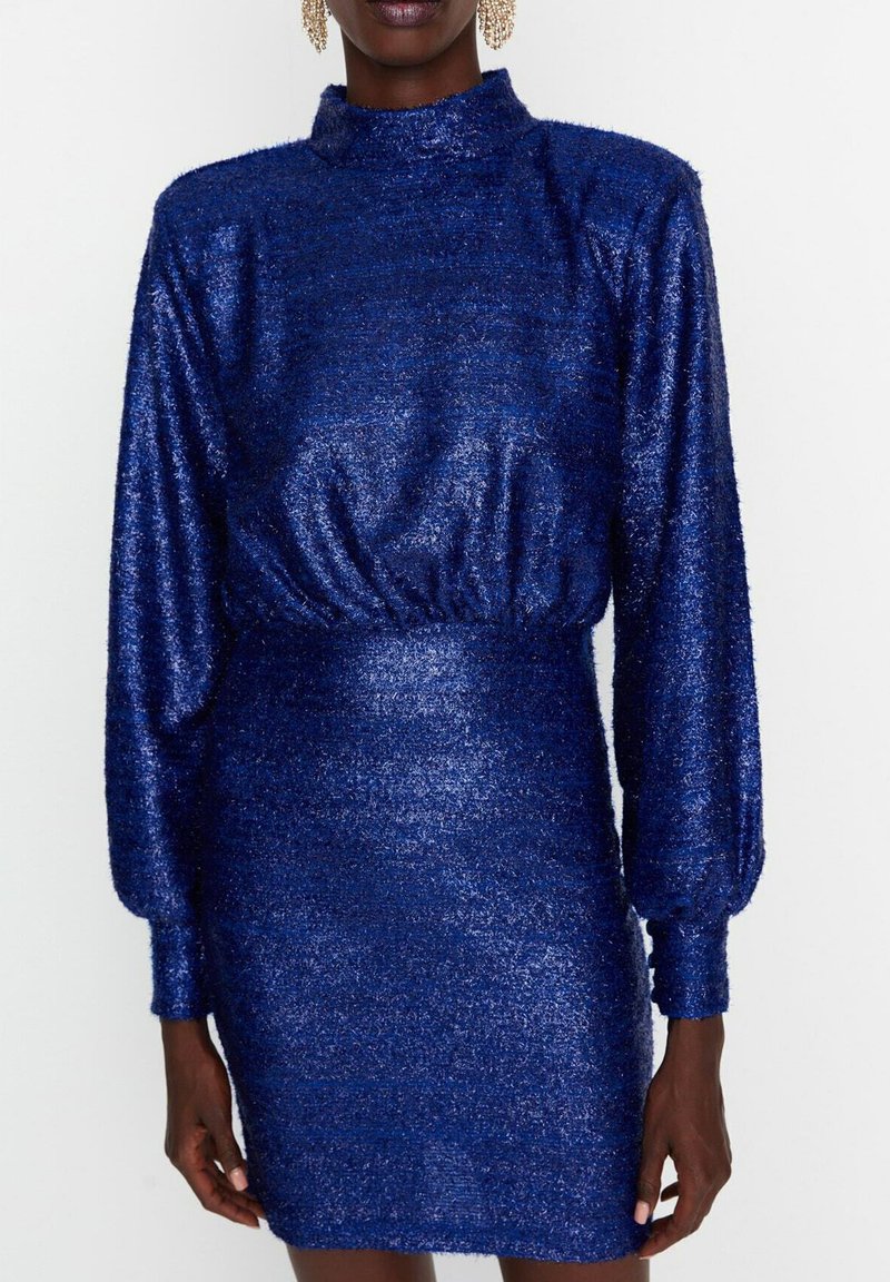 Trendyol Cocktail Dress Party Dress Navy Blue Dark Blue Zalando Ie