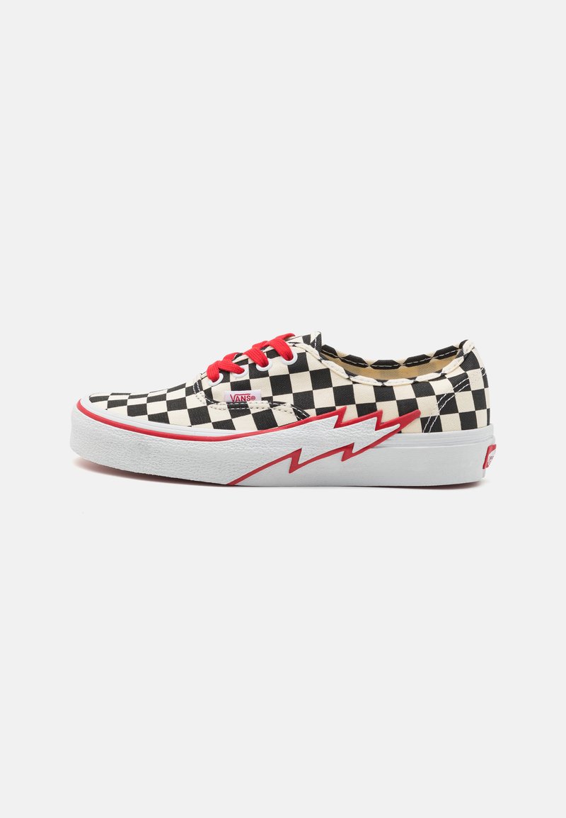 Vans AUTHENTIC BOLT UNISEX - Sneaker low - black/white/red/schwarz ...