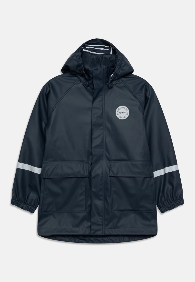 Reima RAINCOAT PISAROI UNISEX - Waterproof jacket - navy/dark blue ...