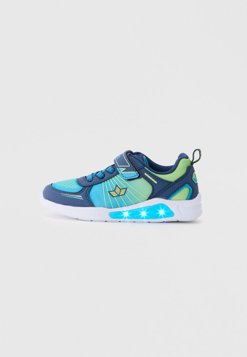LICO BLINKY BOY UNISEX - Trainers - navy/lemon/blue/dark blue - Zalando
