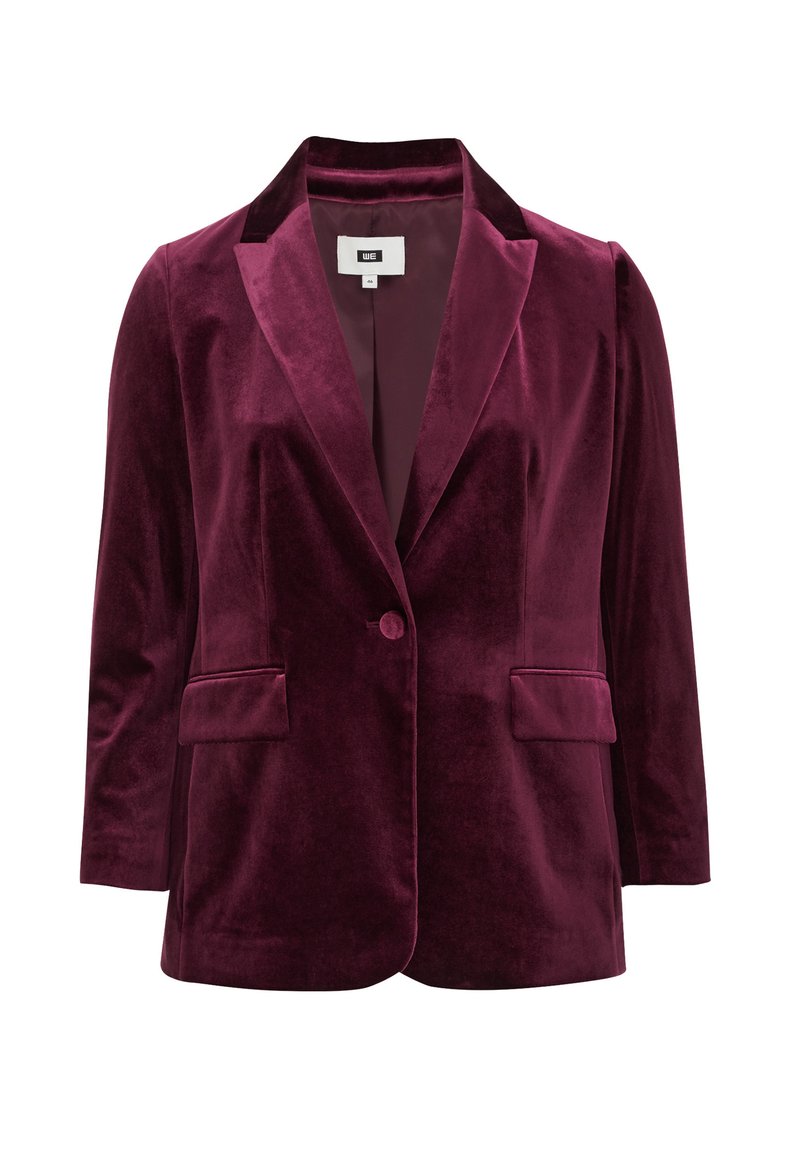 WE Fashion CURVE - Blazer - aubergine/purple - Zalando