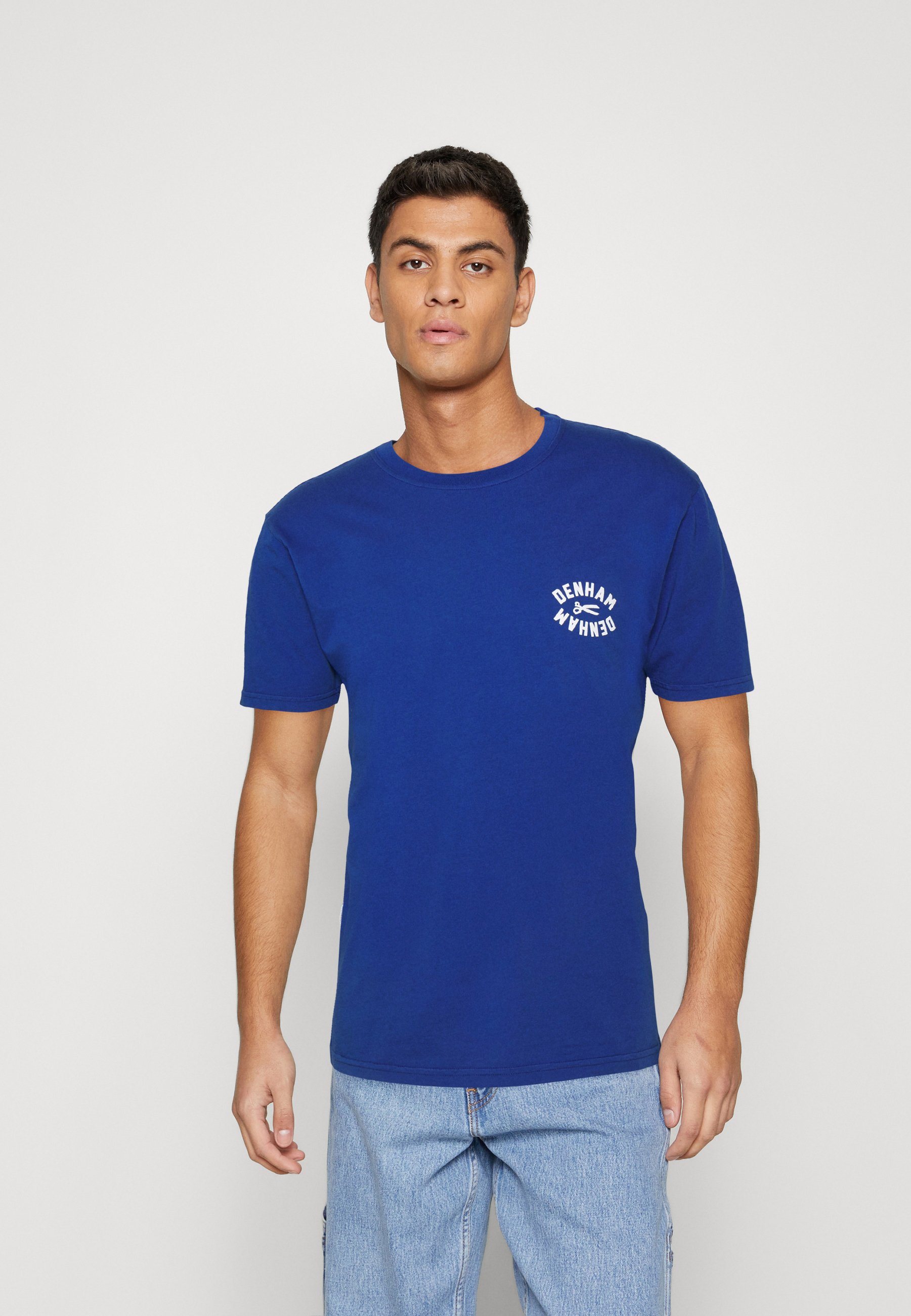 Denham EYE REG TEE - T-Shirt basic - sodalite blue/blau - Zalando.ch