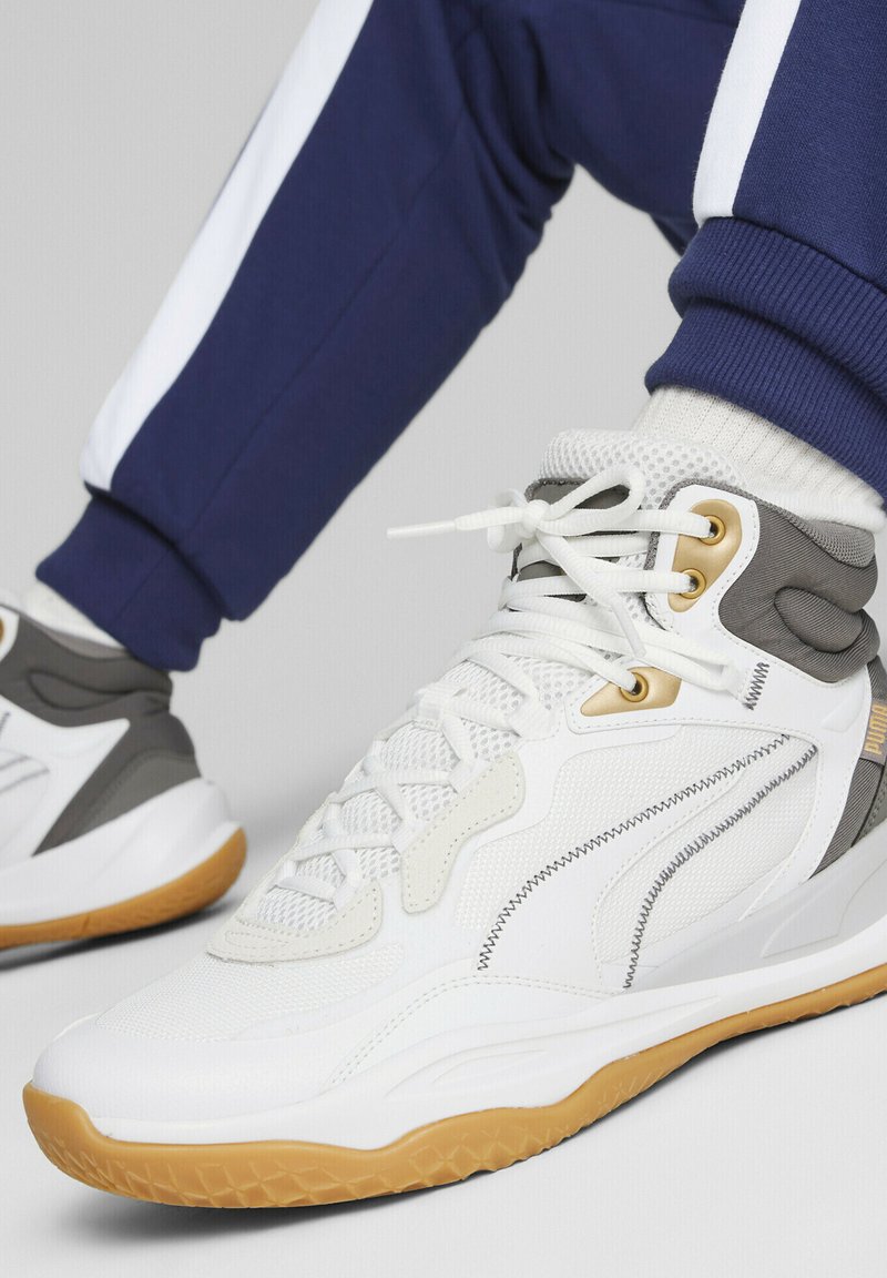 Puma PLAYMAKER PRO MID TROPHIES - Zapatillas altas - ash gray-cast iron ...