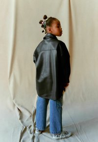 Next OVERSIZED SHACKET STANDARD. - Kunstlederjacke - black pu/schwarz ...