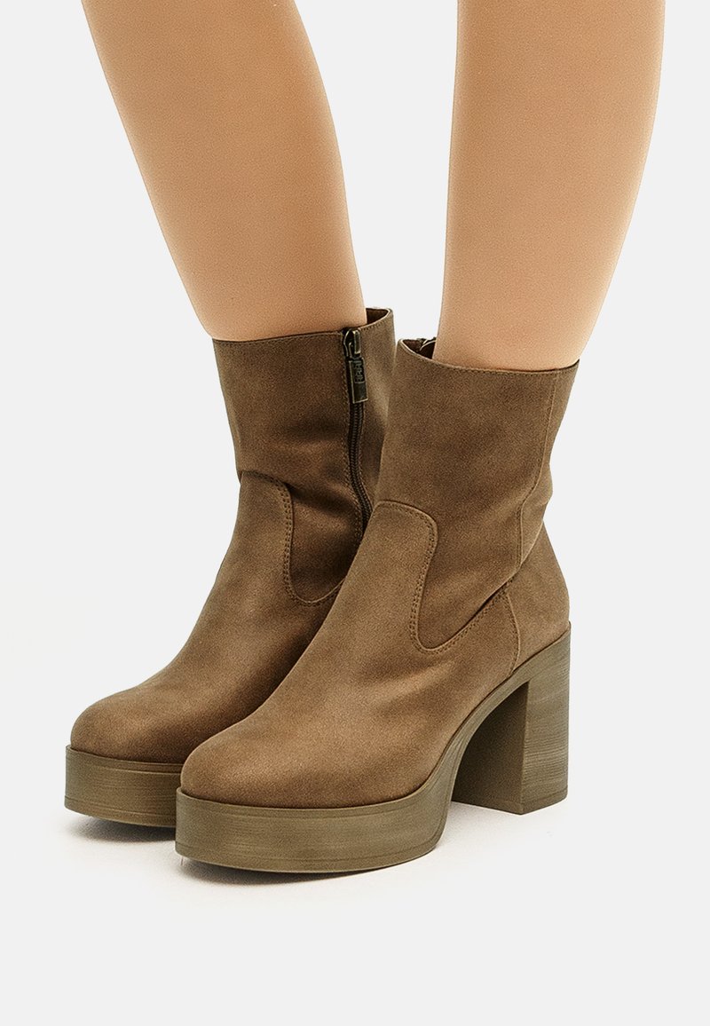 mtng BOTINES - High heeled ankle boots - marron/brown - Zalando