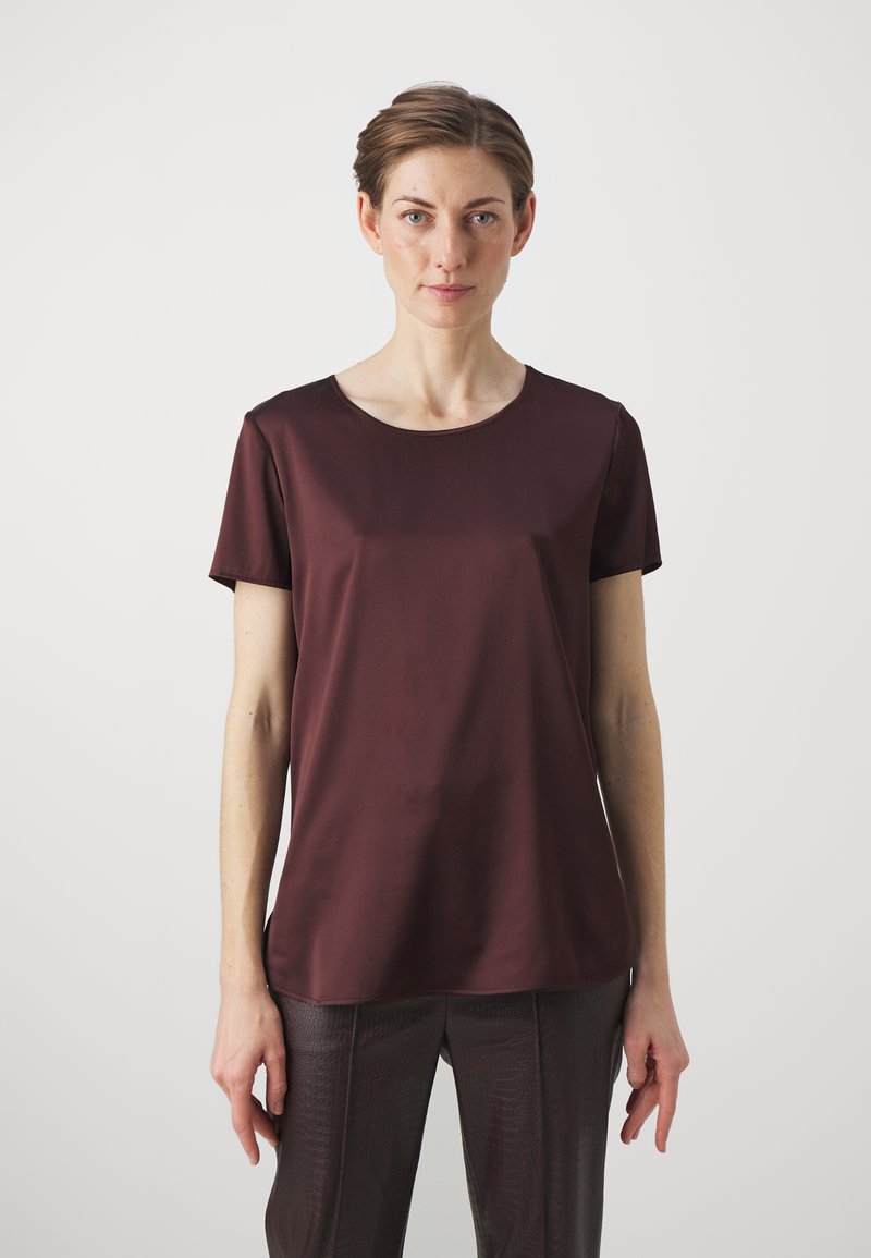 Max Mara Leisure KASSEL - Bluză - vinaccia/maroniu închis - Zalando.ro