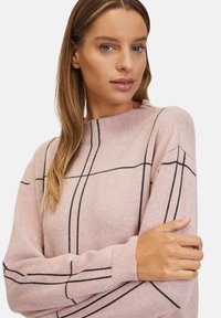 Betty Barclay KARIERT - Strickpullover - patch rosé grey/pink - Zalando.at