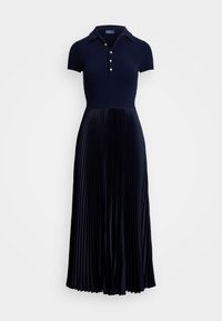 Polo Ralph Lauren POLO SWEATER BODICE DRESS - Maxikjoler - hunter navy/mørkeblå - Zalando.dk