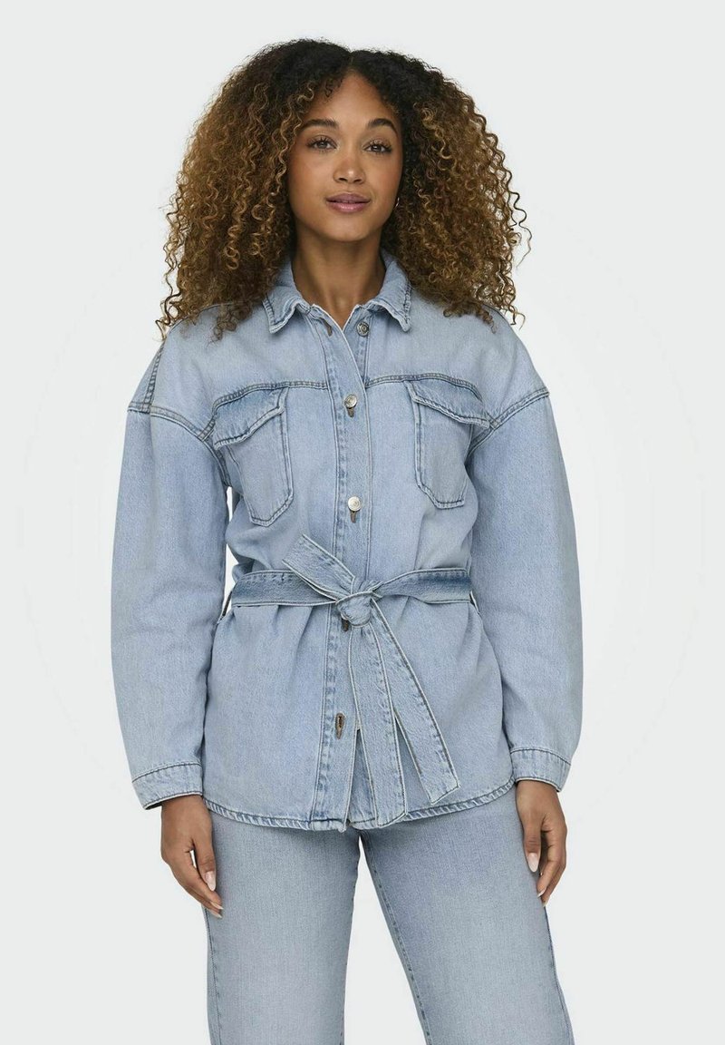 ONLY Denim jacket - light blue denim/light-blue denim - Zalando