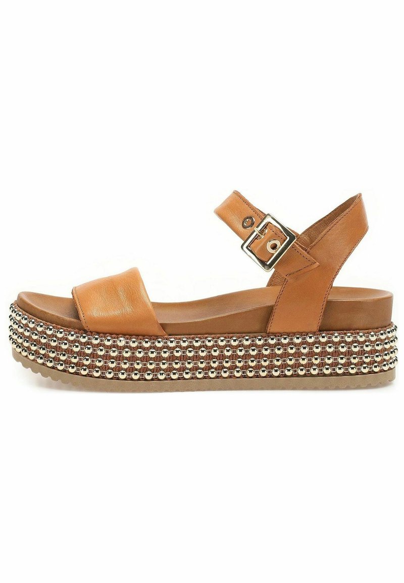 Inuovo Sandali Con Zeppa Coconut Ccn Marrone Zalando It