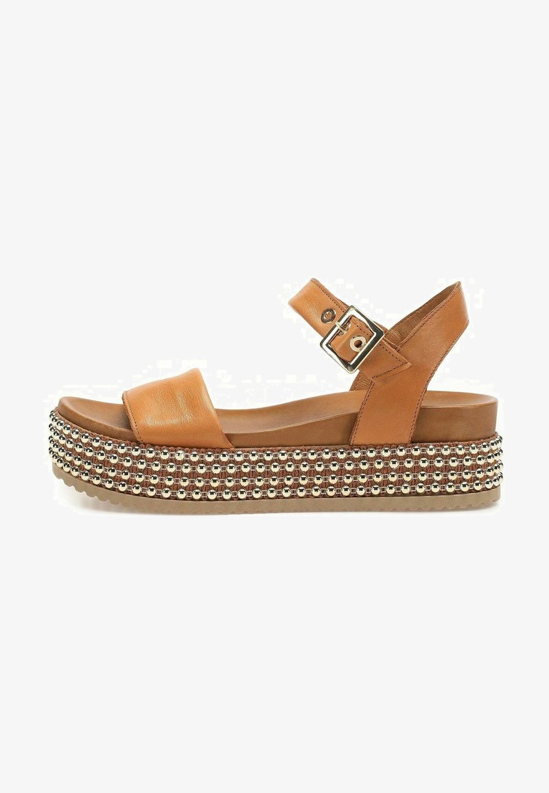 Inuovo Sandali Con Zeppa Coconut Ccn Marrone Zalando It