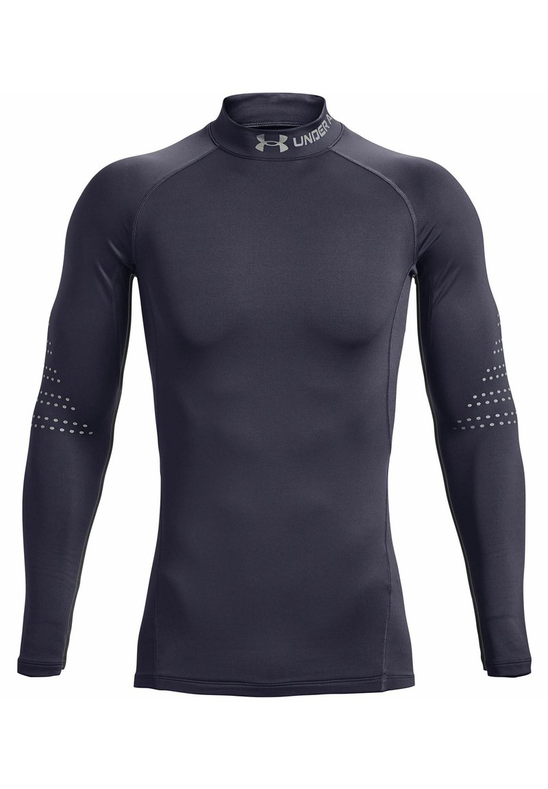 under-armour-coldgear-novelty-mock-hemd-tempered-steel-donkerblauw