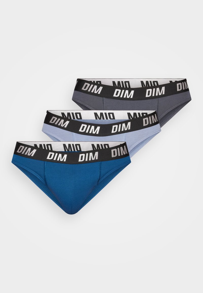 DIM BRIEF 3 PACK - Briefs - bleu mauve/bleu poséidon/bleu parme/blue ...