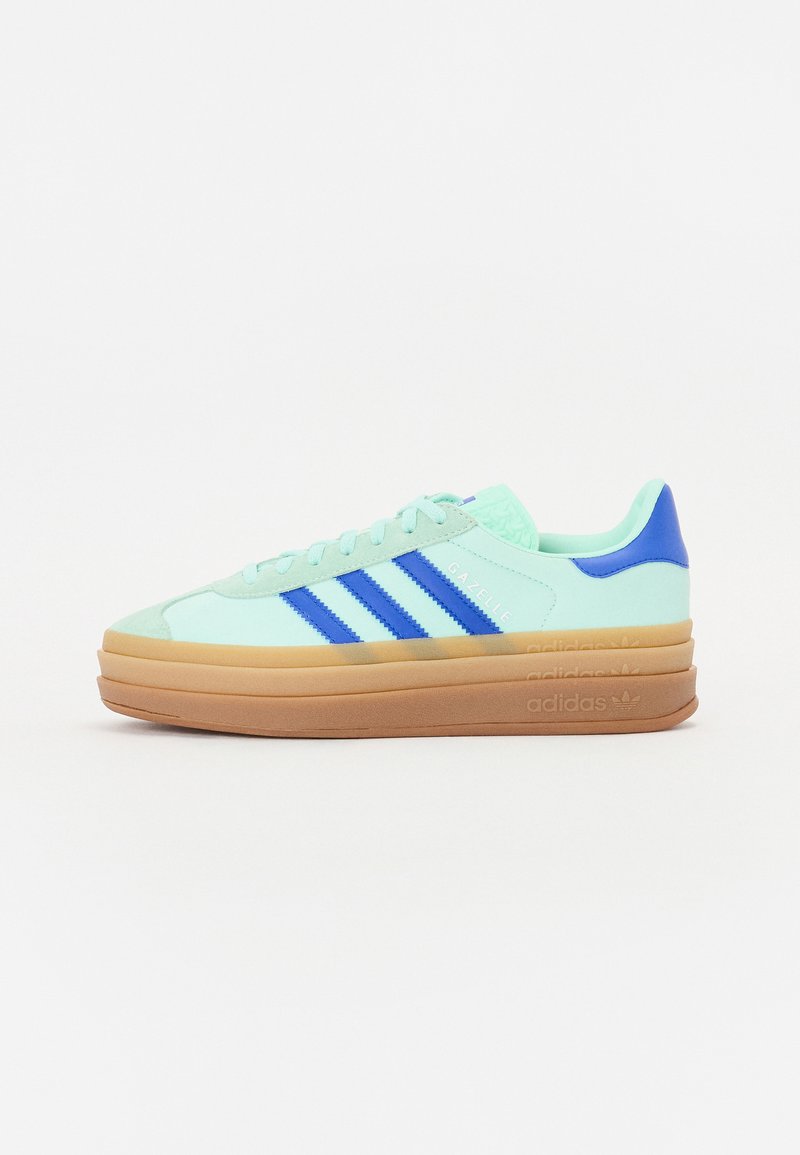 adidas Originals GAZELLE BOLD - Zapatillas - clear mint/lucid blue/gold ...