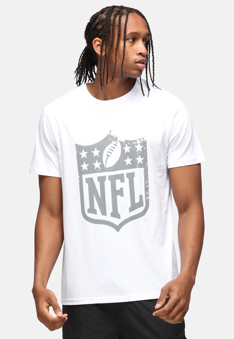 Re:Covered NFL VINTAGE SHIELD CORE - T-shirt print - white/wit - Zalando.be