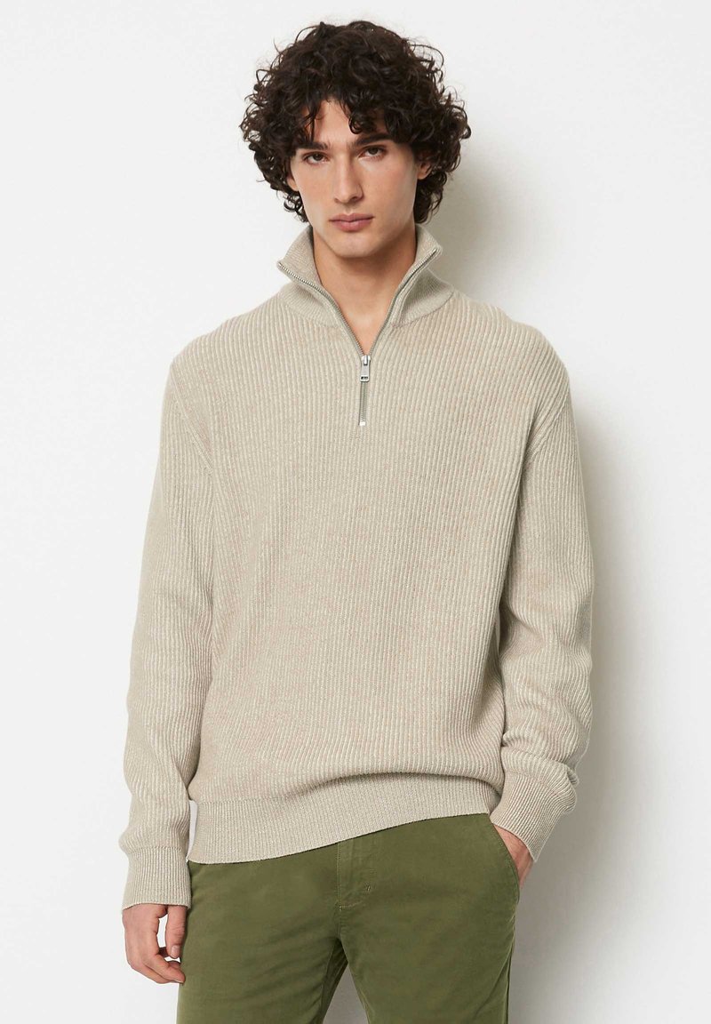 Marc O'Polo TROYER REGULAR - Strickpullover - pure cashmere/beige - Zalando.de