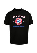 FC Bayern München HEAVY OVERSIZED TEE - Klub merchandise - black/sort ...